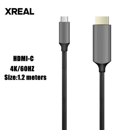 Original Nreal XREAL HDMI to USB-C Cable 1.2m 60Hz 4K for XREAL Beam ...