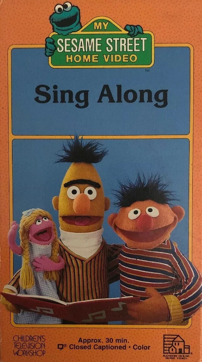 Sesame Street Sing Along Vhs 1987