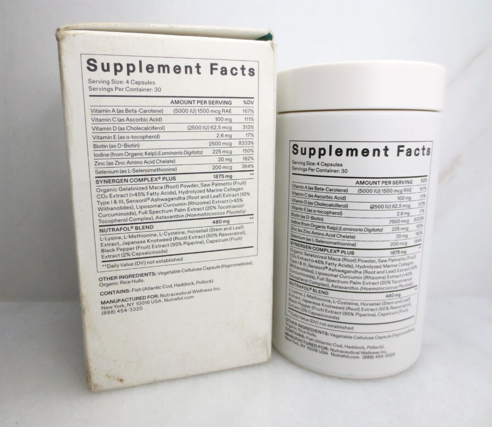 NUTRAFOL WOMEN'S BALANCE HAIR GROWTH NUTRACEUTICAL 120 CAPSULES EXP ...