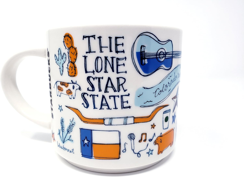 Texas Coffee Mug, Been There Series across the Globe Collection, 14 ...