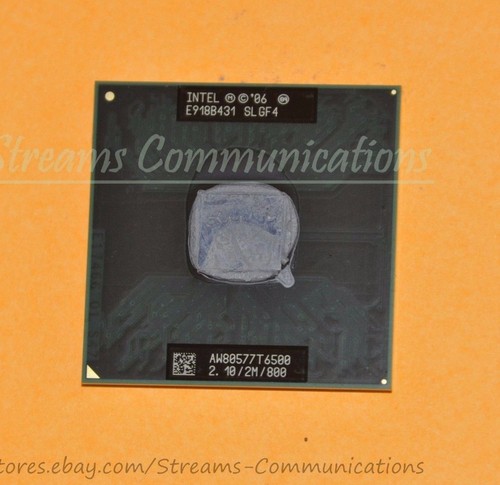 Intel Core 2 Duo T6500 2.1 GHz Dual-Core Laptop CPU Processor for HP ...