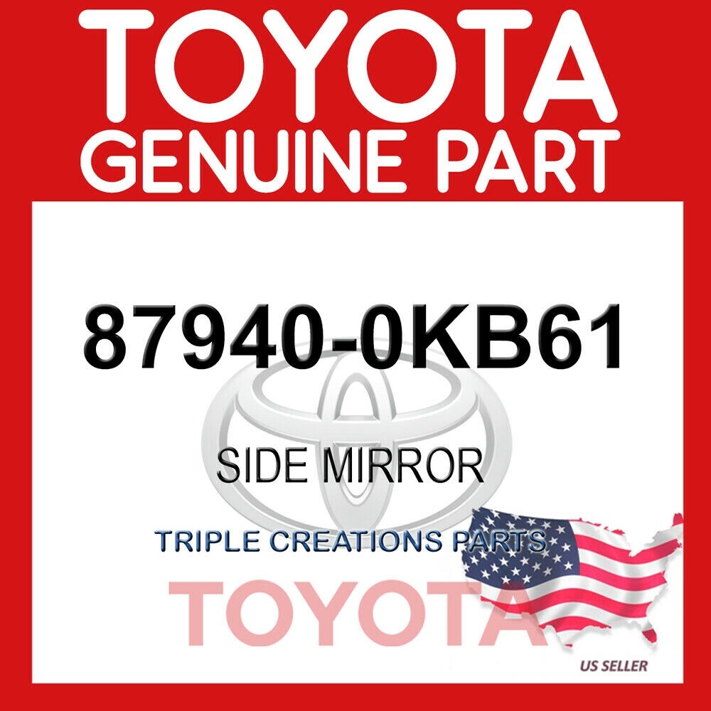 Genuine Toyota 87940-0KB61 Mirror Assyouter R 879400KB61 OEM | eBay