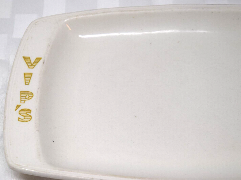 Vintage Mark Buffalo VIPS Restaurant Tray Dish Platter Ceramic | eBay