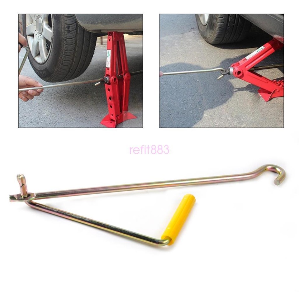 1pc Car Tire Wheel Lug Wrench Scissor Jack Crank Speed Handle Lift Tool ...