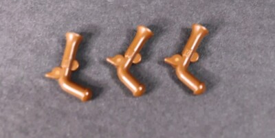 Lego 3 Pieces Reddish Brown Pirate Mini Figures Flintlock Pistol / Gun ...