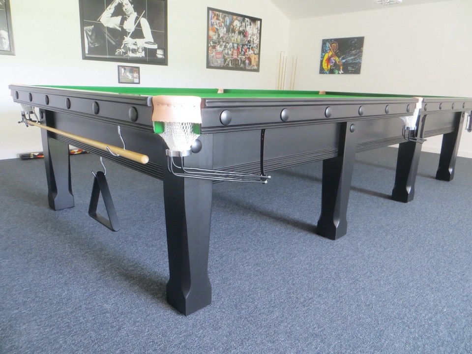 Full Size Black Snooker Table with Free Professional Delivery and ...