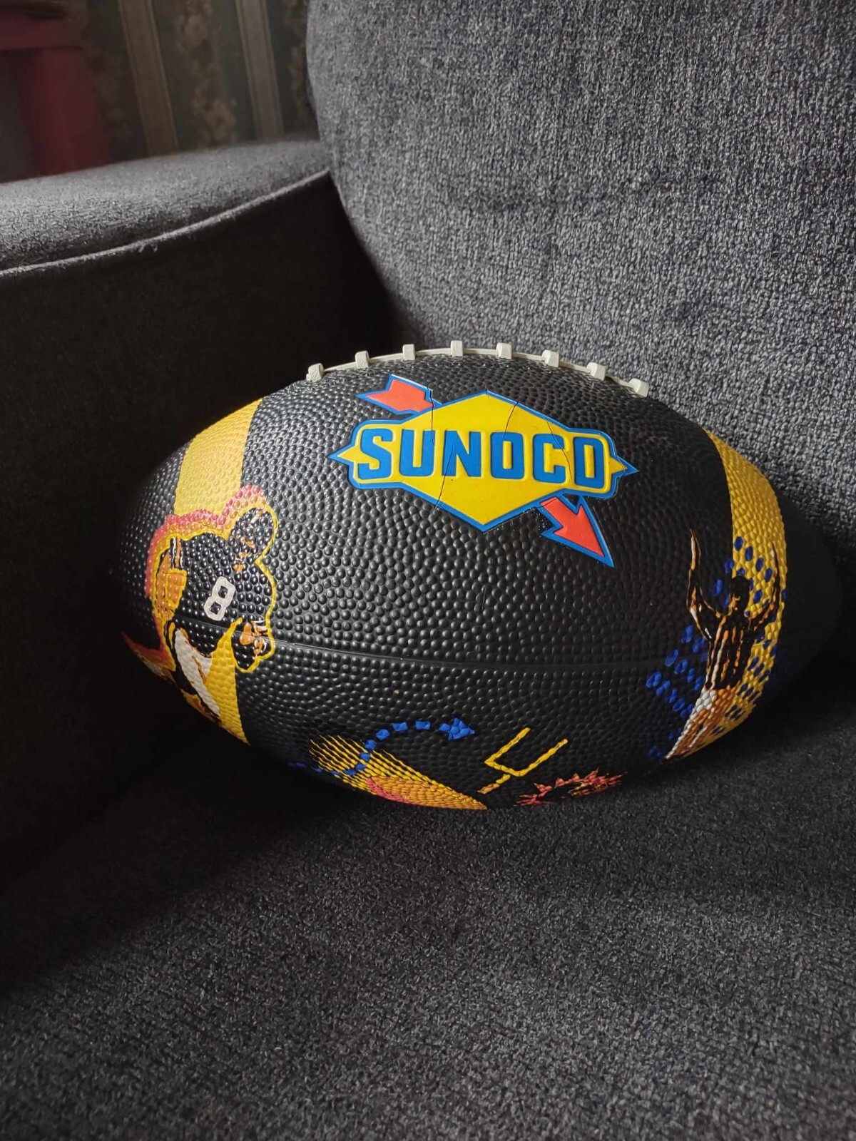 Vtg Sunoco Football Promotional Advertising Large Vintage NFL Players ...