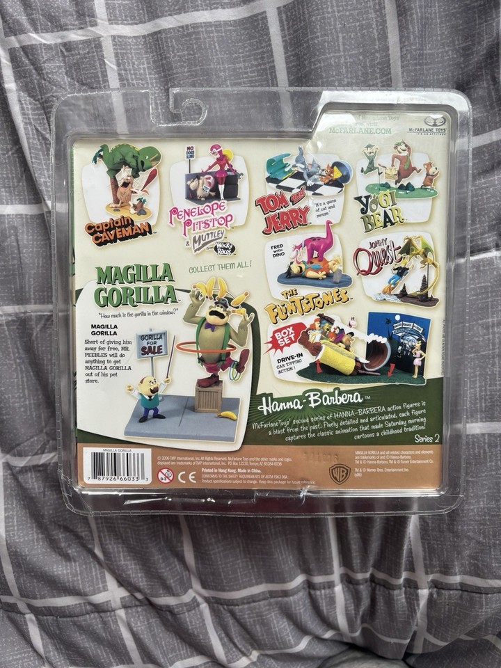 Vintage 2006 McFarlane Hanna Barbera Magilla Gorilla & Mr. Peebles ...