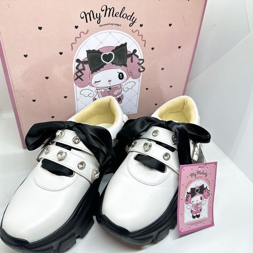 My Melo Angel Series Thick Sole Sneakers White S 22.5cm with Box | eBay