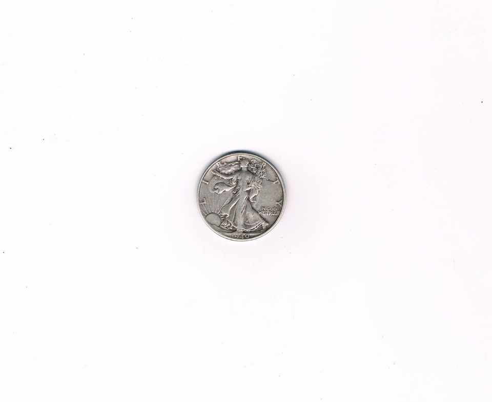 1940 Walking Liberty Half Dollar 90% Silver XF+ condition. Inv#205 | eBay