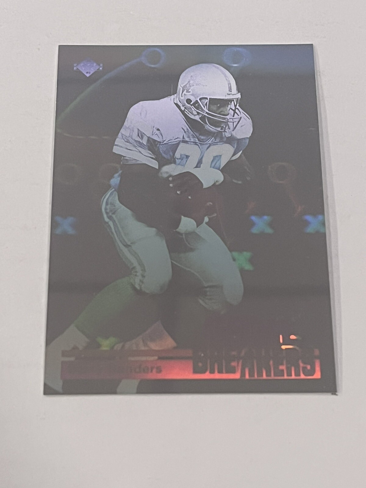 Barry Sanders 1991 Upper Deck Game Breaker Hologram Insert #GB1 Lions ...