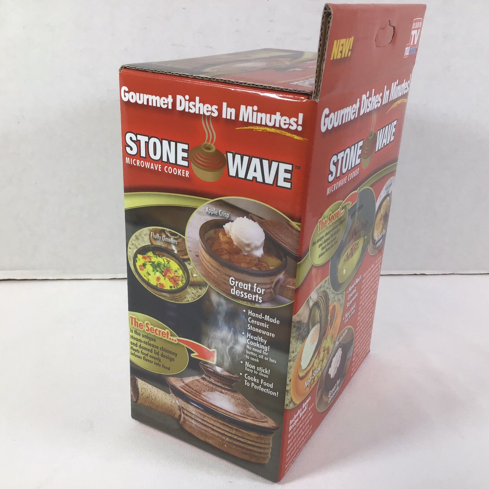 TeleBrands 7370 Stone Wave Microwave Cooker - Brown for sale online | eBay