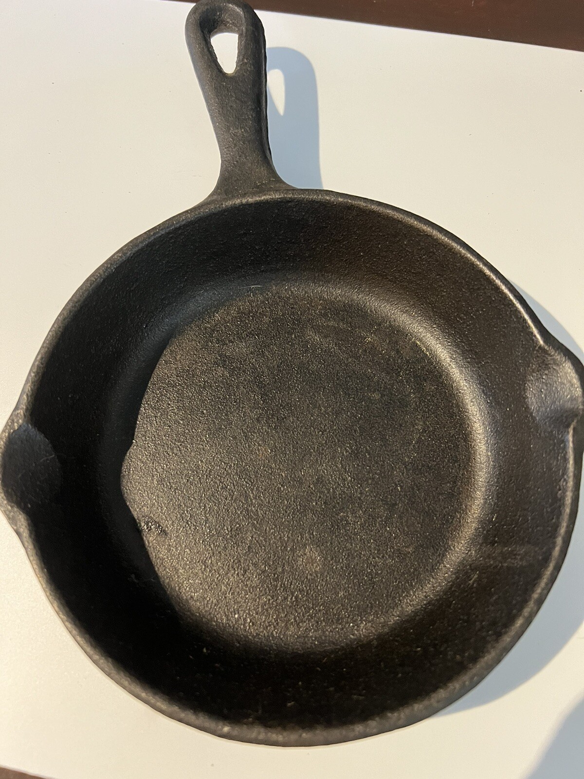 Vintage Cast Iron 6 In Small Cast Iron Skillet Double Spout Castware | eBay