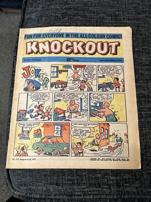 Knockout Comic - 25 November 1972 | eBay