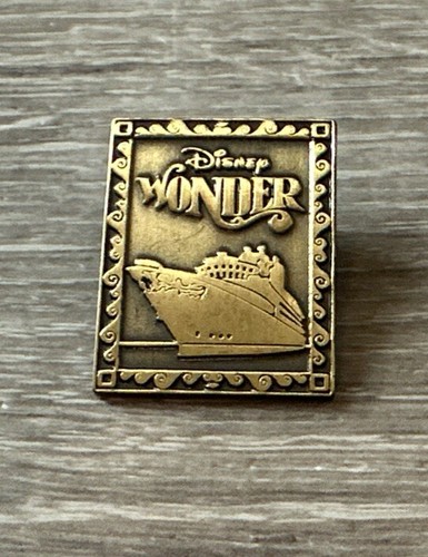 Disney DCL Disney Wonder Golden Stamp Like Pin | eBay