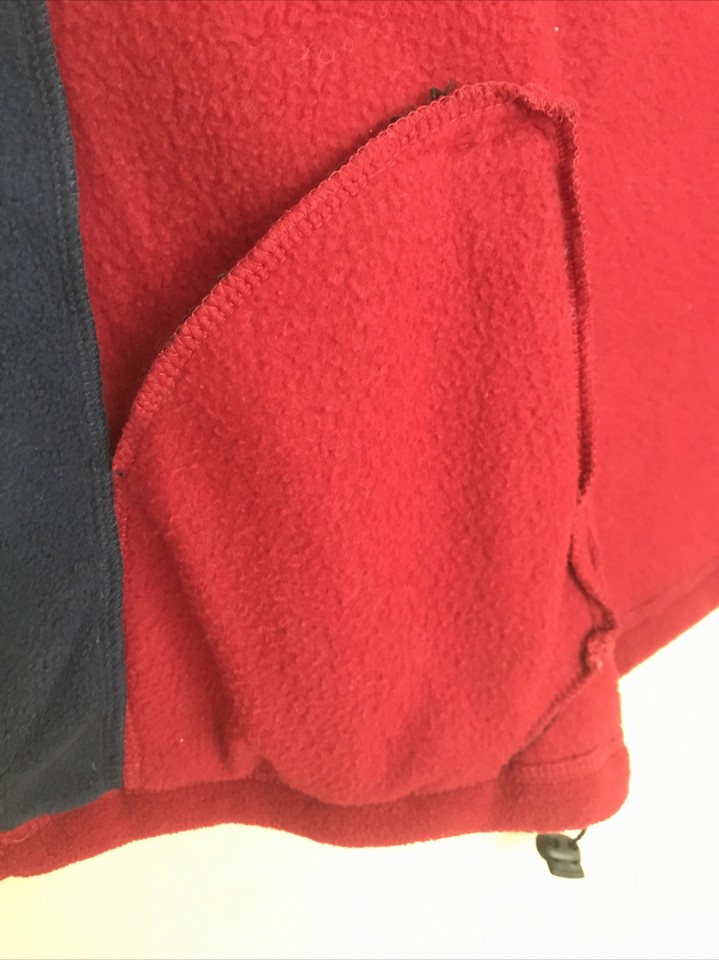 Northern Vibe Vancouver Canada Red Full Zip Vest Youth XL Fleece ...