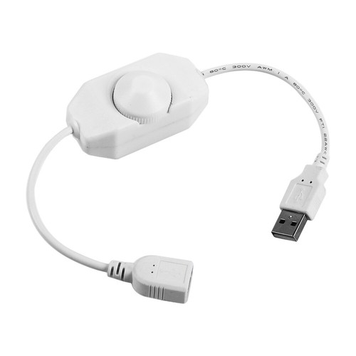 1CH Brightness Adjustment 5V USB Knob LED Strip Light Dimmer Switch ...