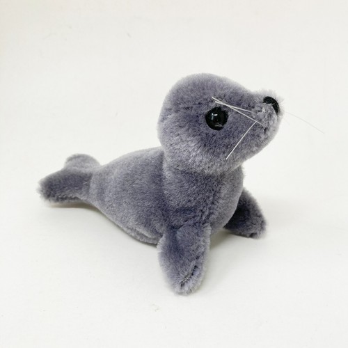 Seal Pups 100% Wool 3" Plush Gray Stuffed Toy by Dakin VTG 1983 | eBay