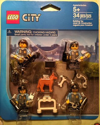 Lego City 850617 Police Accessory Set Building toy 4 Police minifigs ...