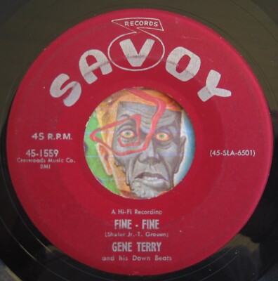 HEAR Gene Terry / Ronnie Dee 45 Fine / This Should Go On rockabilly ...