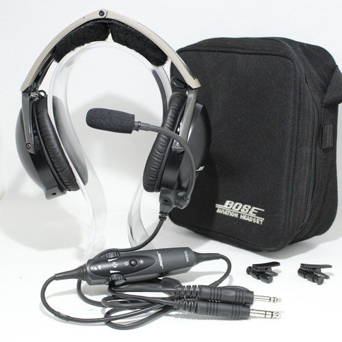 READ DESCRIPTION Bose X A10 Aviation Headset Dual GA Plugs AHX-32-01 ...