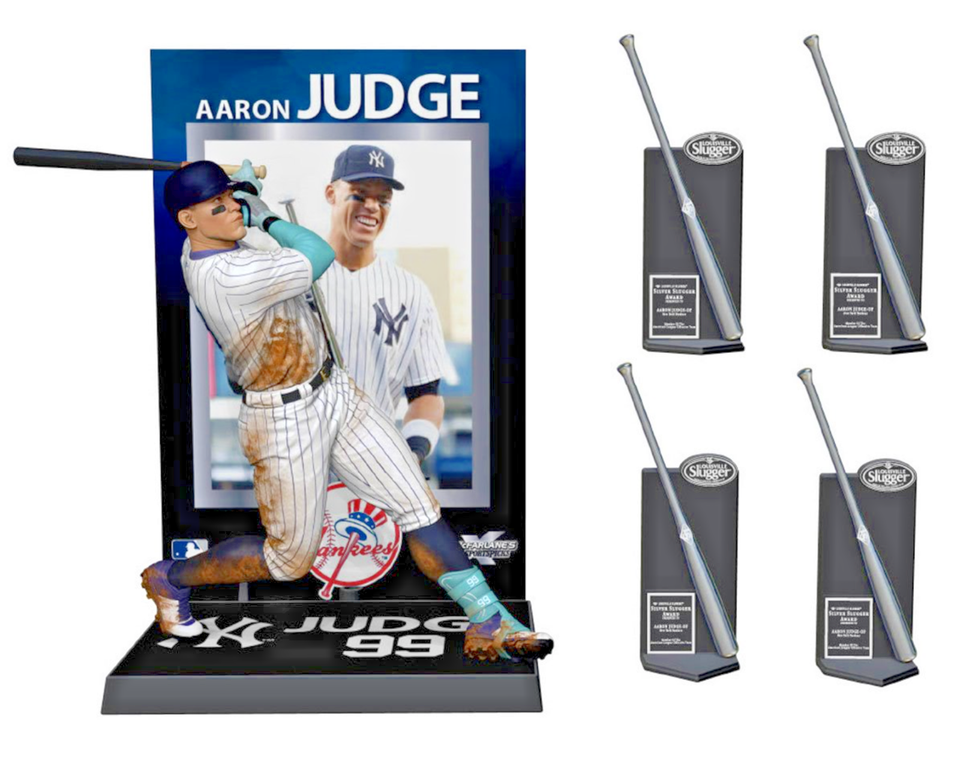 Aaron Judge (New York Yankees) Silver Slugger Box Set McFarlane's ...