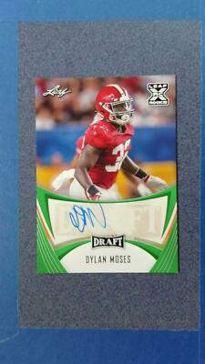 2021 Leaf DYLAN MOSES RC Auto Draft @QP43-F | eBay