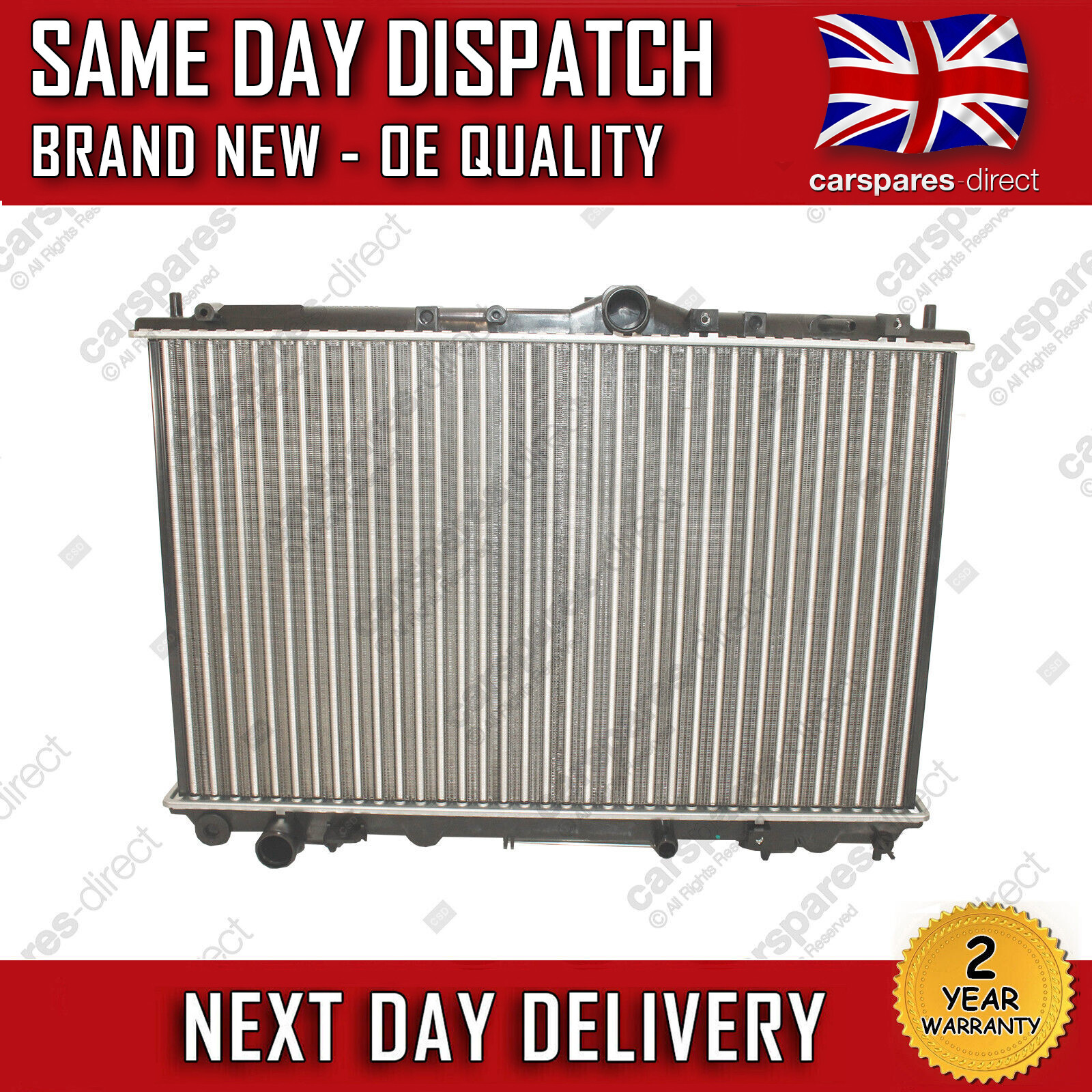VOLVO S40 V40 RADIATOR 1.6 1.8 2.0 PETROL / LPG 1995-2004 MANUAL ...