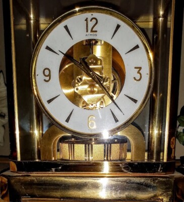 Vintage Jaeger LeCoultre Atmos 528-8 Clock, S/N: 495079, Excellent ...