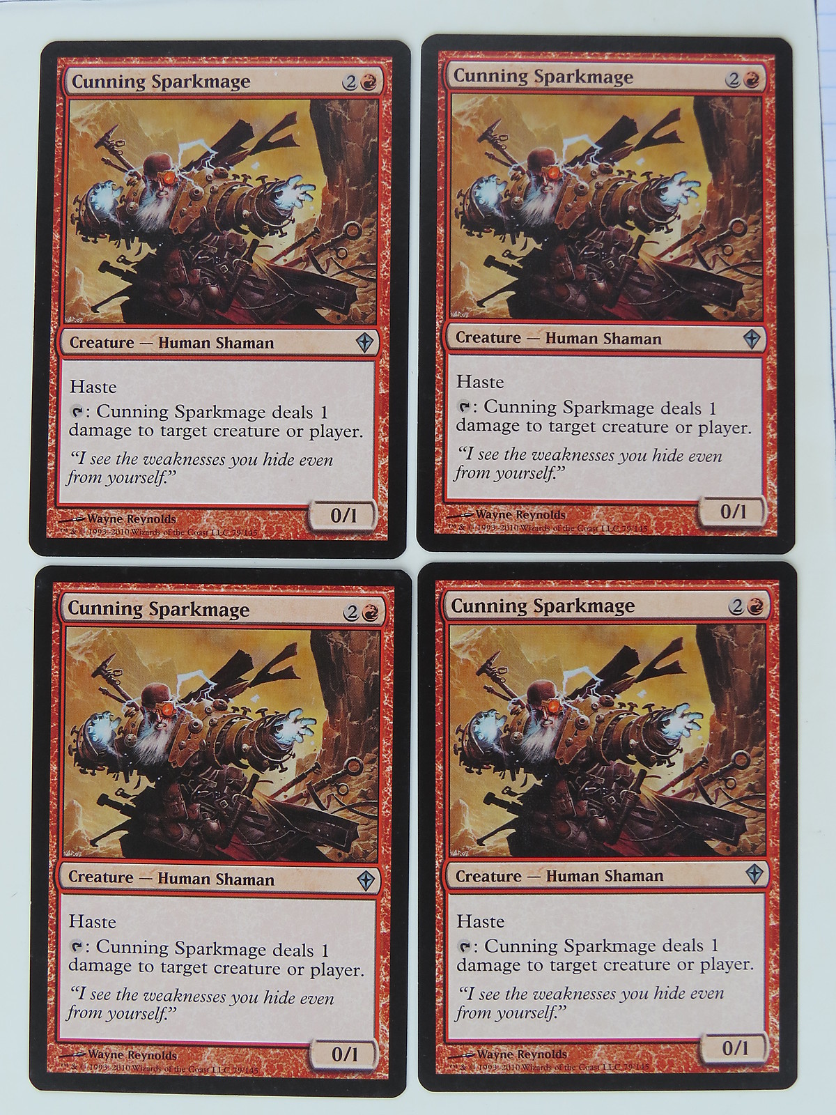 Cunning Sparkmage x4 - WW Worldwake - MTG Magic the Gathering | eBay