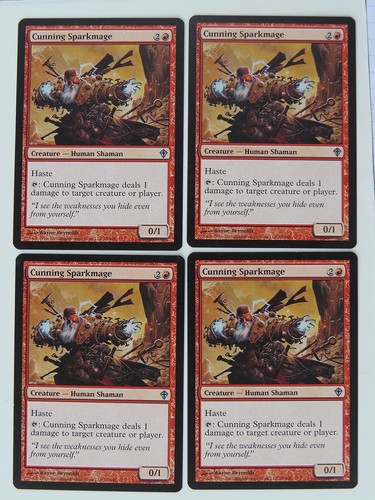 Cunning Sparkmage x4 - WW Worldwake - MTG Magic the Gathering | eBay