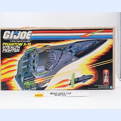 Phantom X-19 Stealth Fighter W/Ghostrider GI Joe 1988 Hasbro NEW MIB | eBay