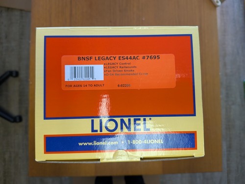 Lionel 6-82205 BNSF 'Golden Swoosh' #7695 Scale O Orange Diesel ...