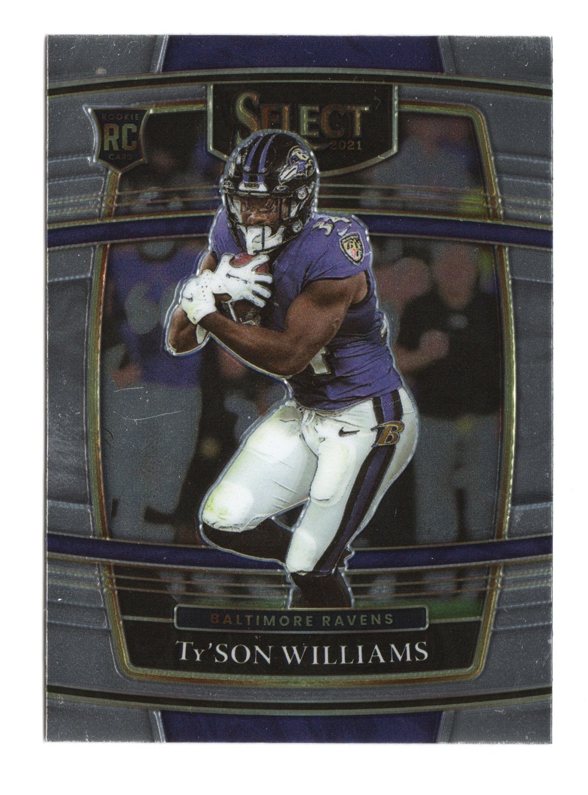 2021 Panini Select 99 Ty'Son Williams RC Rookie Baltimore Ravens Card ...