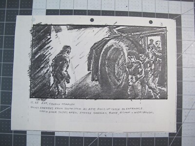 vtg 1980s Aliens movie LA Effects storyboard 1st gen production used ...