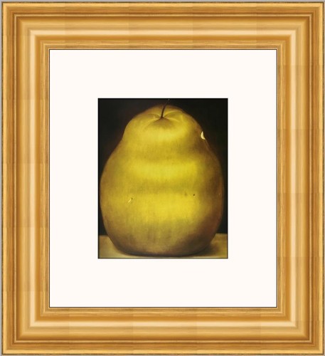 Fernando Botero Still Life Pear Custom Framed Print | eBay