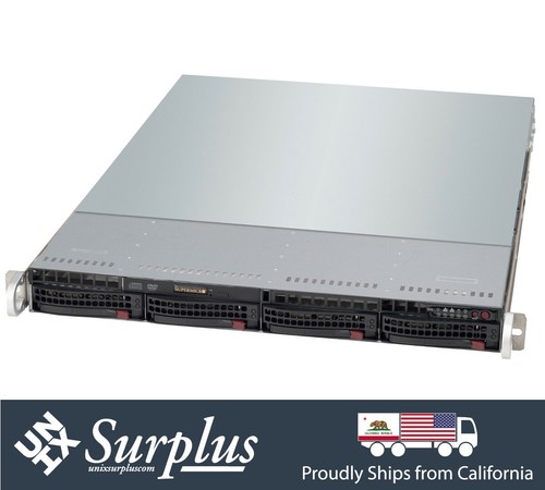 1U Server (6-8 VM's) Vsphere VPS Short Depth 20" XEON 3.5Ghz 32GB RAM ...