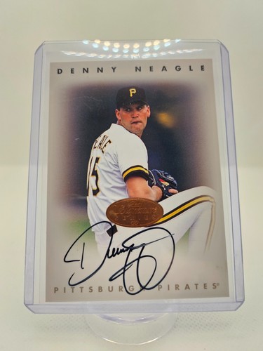 1996 DONRUSS LEAF SIGNATURE SERIES BRONZE DENNY NEAGLE AUTO | eBay