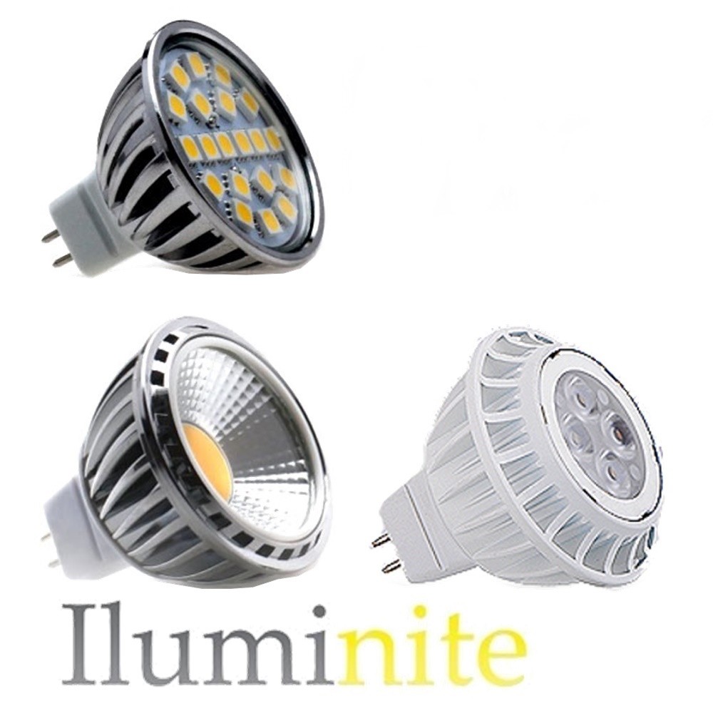 4 / 10 x Iluminite LED MR16 / MR16 COB Bulbs Lamps Spot Light Warm or ...