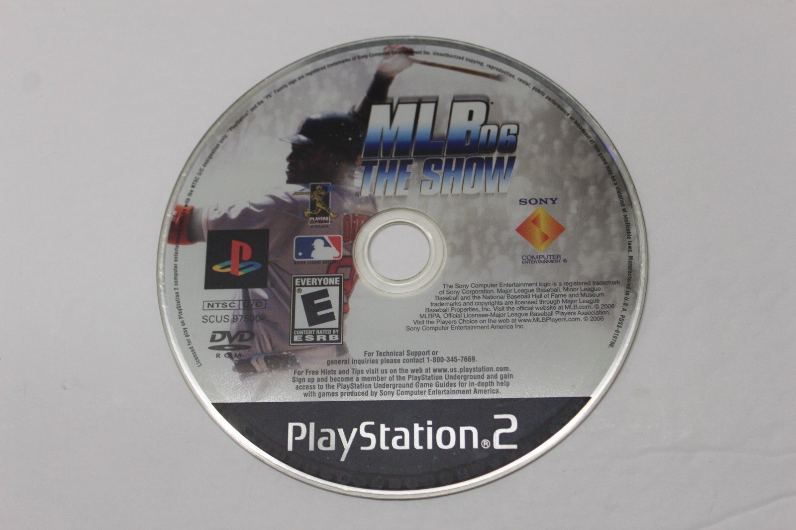 MLB 06: The Show (PS2, 2006) disc only 711719750024| eBay