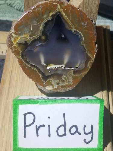 Thunderegg Polished RR Priday (ACE OF SPADES) Oregon Agate Geode FREE ...