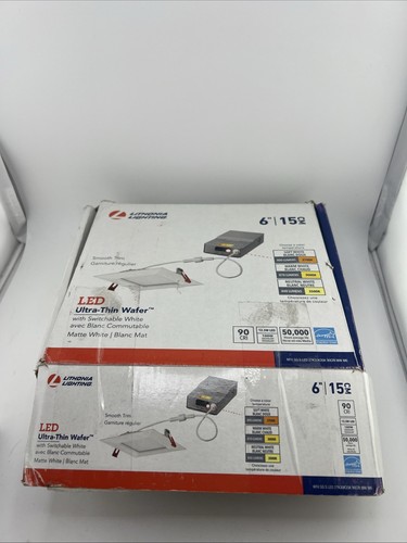 Lithonia Lighting 6" 15CM LED Ultra-Thin Wafer w/h Switchable White ...