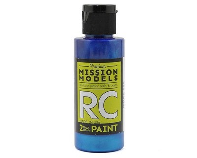 Mission Models Pearl Blue Acrylic Lexan Body Paint (2oz) [MIOMMRC-022 ...