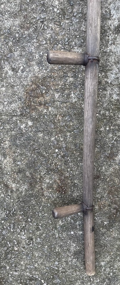 Scythe 62” Wood Curved Snath Sickle Handle 22" Grass Blade Grim Reaper ...