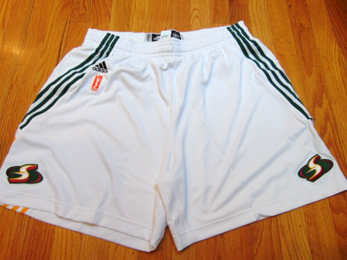 ADIDAS AUTHENTIC WNBA SEATTLE STORM REVOLUTION 30 GAME SHORTS 2XL nba ...