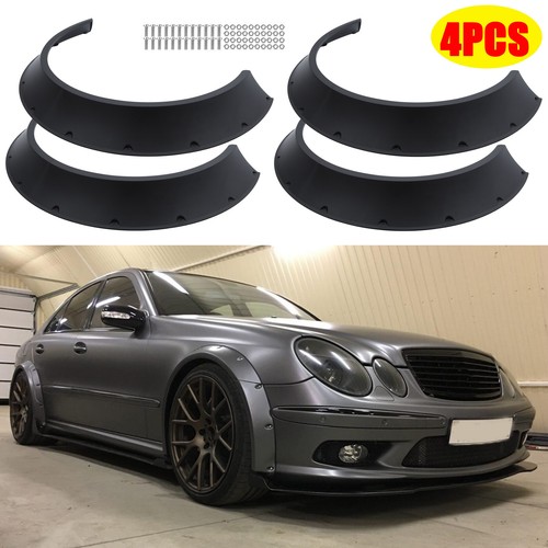 4X Fender Flares Extra Wide Body Kit Wheel Arches For Mercedes Benz E55 ...
