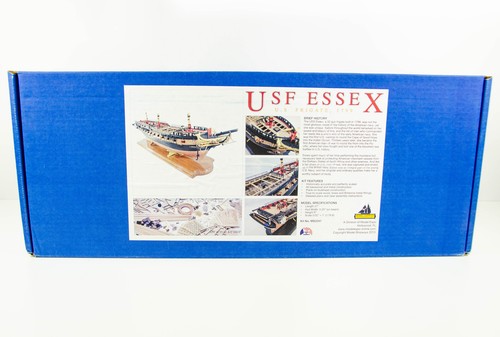 27" Model Ship Kit USF Essex US Frigate 1799 1/76 Balsa Wood Model ...