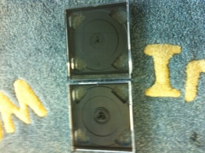 4 NEW USA 24MM CHUBBY TRIPLE 3 CD JEWEL CASES W CLEAR TRAY 1058TP FREE ...