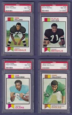 1973 Topps Football PSA 8,9 * You Pick * | eBay