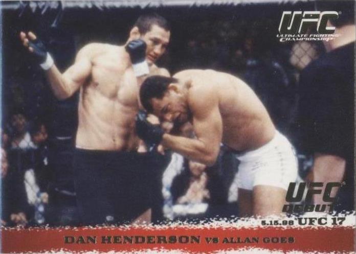 2009 Topps UFC Round 1 - Dan Henderson, Allan Goes #6 Gold (RC) for ...